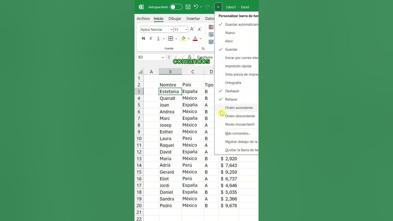 AUTOFORMATO en EXCEL #superexcel - YouTube
