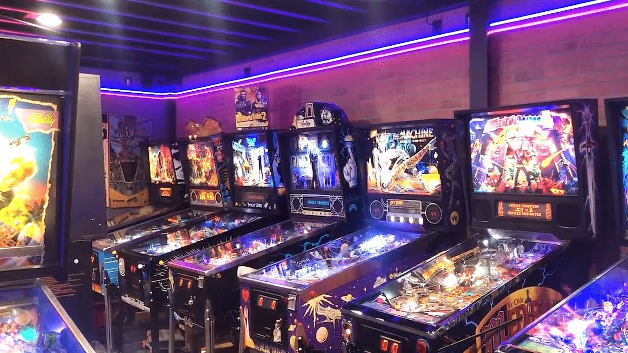 Texan spent 15 years creating this impressive backyard arcade. - YouTube