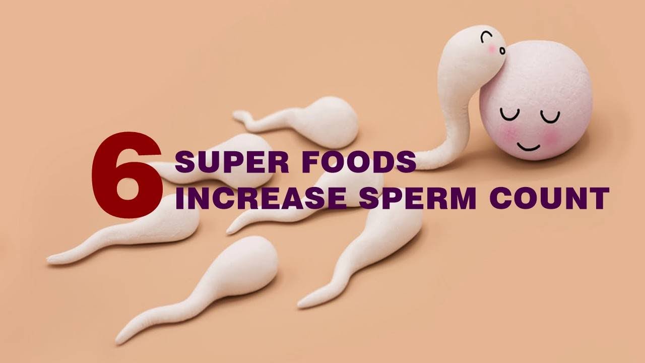 6 foods increase sperm count - YouTube
