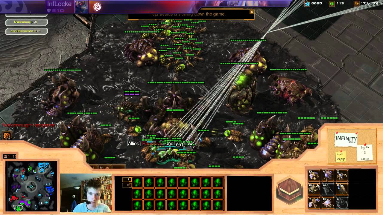 Starcraft 2 Phantom mode With Infinity Gaming - 2 / 5 - YouTube