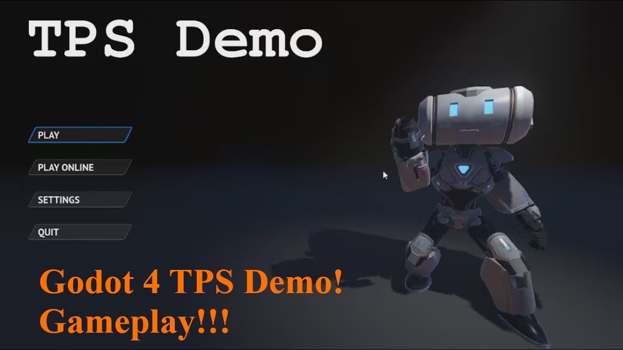 Playing with the TPS Demo of Godot Engine 4.3 - YouTube