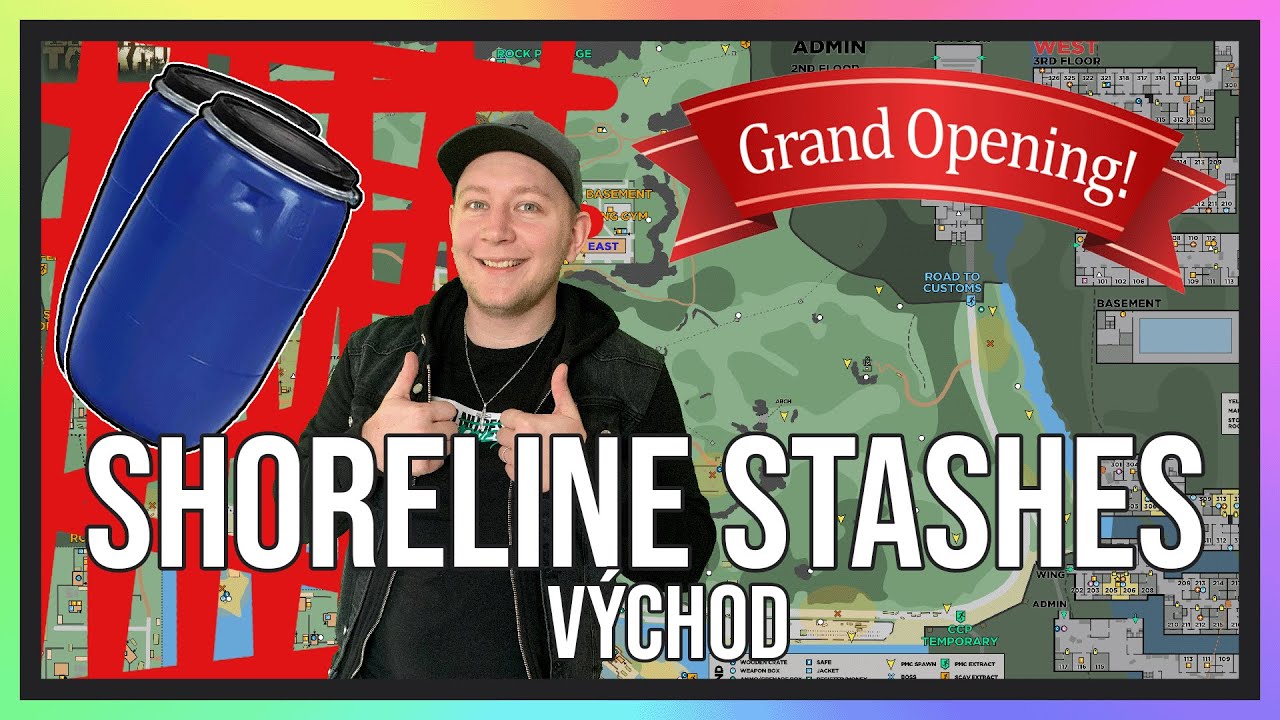 Hidden 40 Stashes / Caches - SHORELINE part2 - Východní strana ...