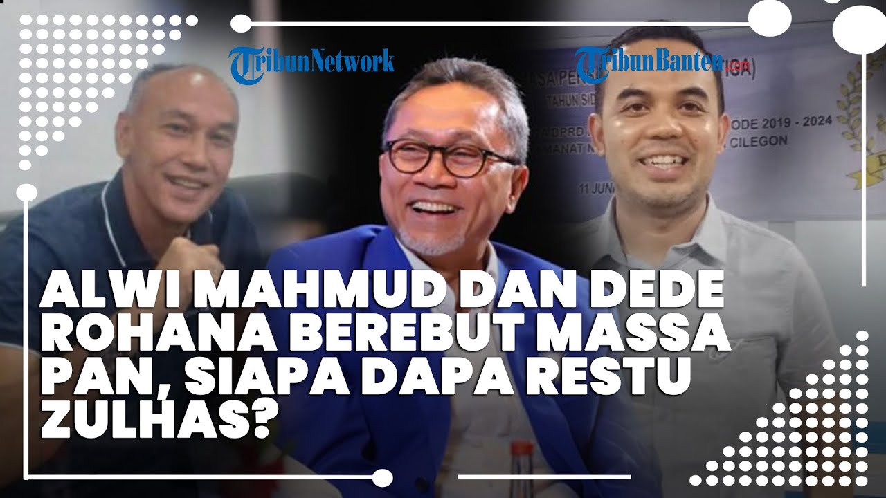 Alwi Mahmud dan Dede Rohana Saling Berebut Massa PAN di Pilkada Cilegon ...