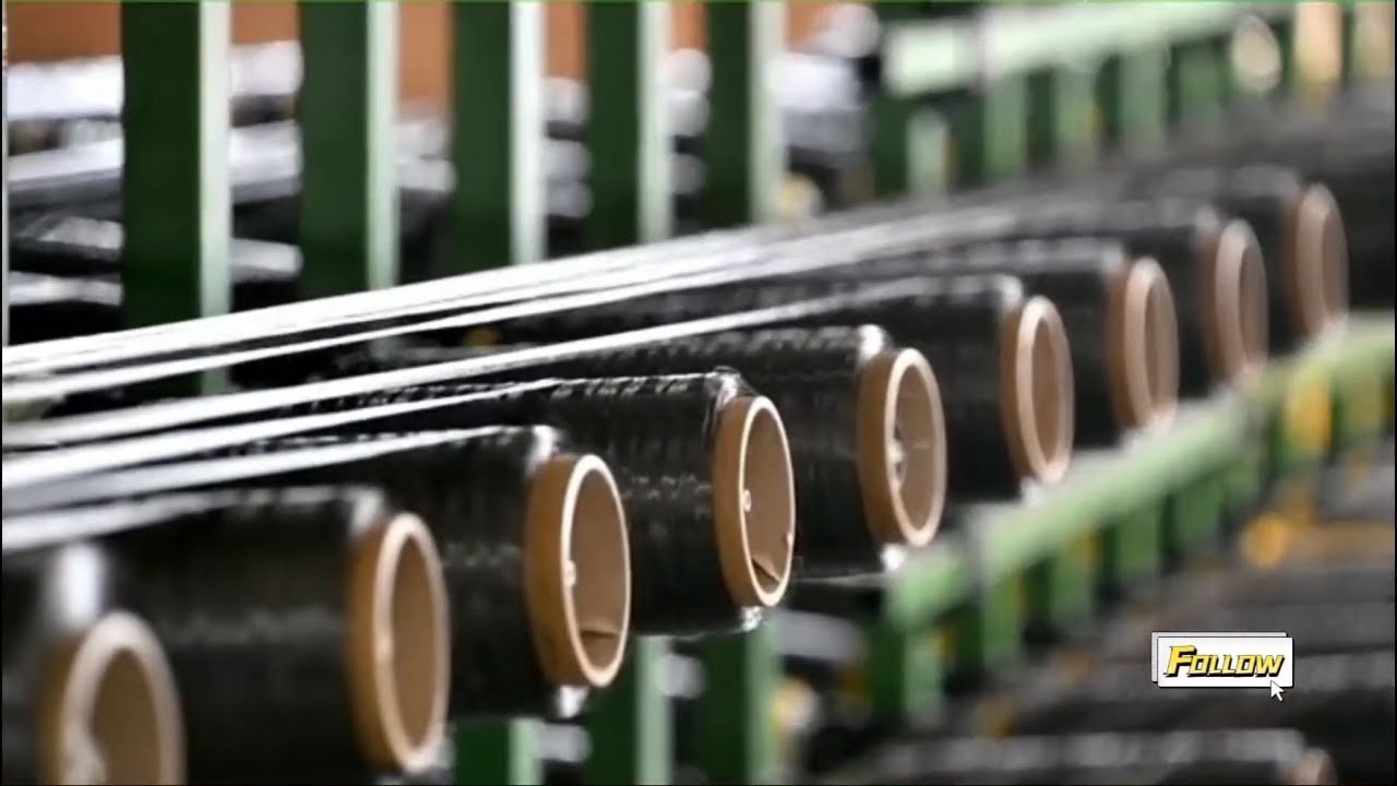 How is Carbon Fiber Fabric Made ? | 1 Minute Composites Technology ...