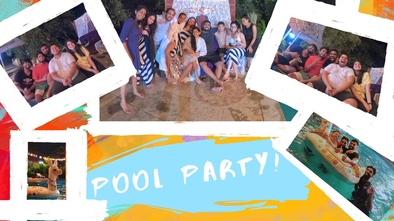 POOL PARTY| Stone Water Eco Resort| GOA DIARIES| EP2| - YouTube