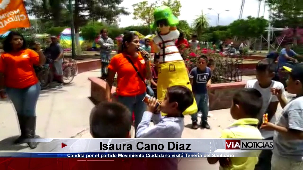 Isaura Cano Díaz visitó Tenería del Santuario - YouTube