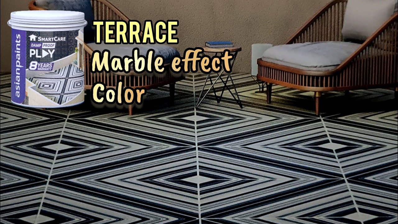 Marble texture design on terrace | Damp proof marble | royal play ...