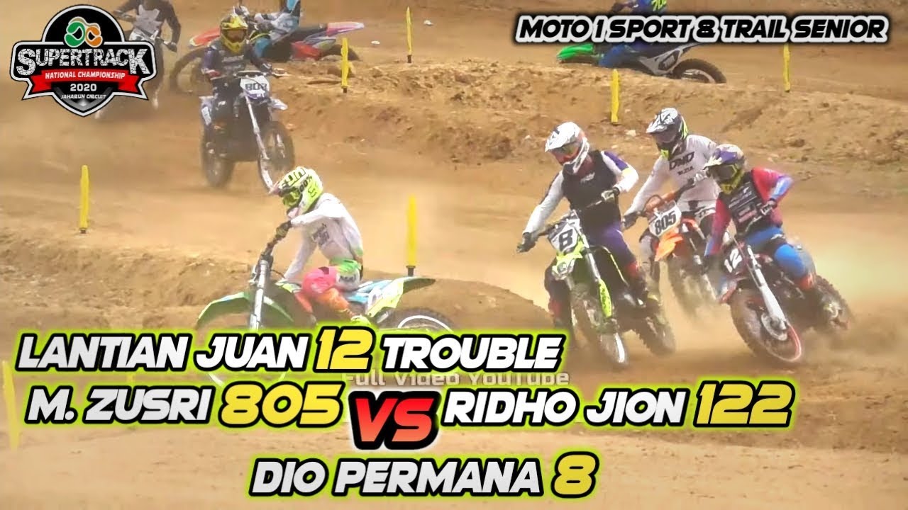 M. ZUSRI 805 vs RIDHO JION 122 vs ANDRYAN DIO PERMANA 8 || MOTO 1 SPORT ...