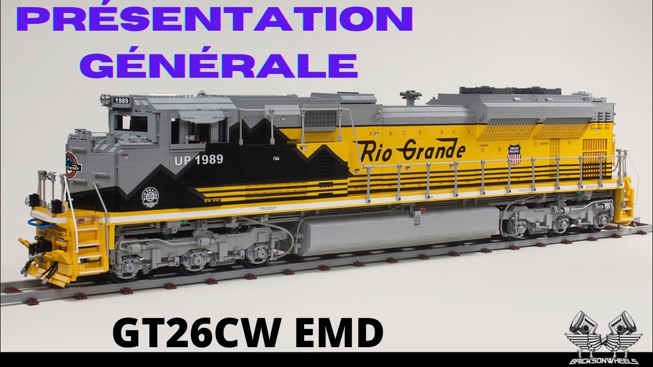 SNTF . EMD Général Motors. LOCOMOTIVE DIESEL ÉLECTRIQUE GT26CW (Part 1 ...