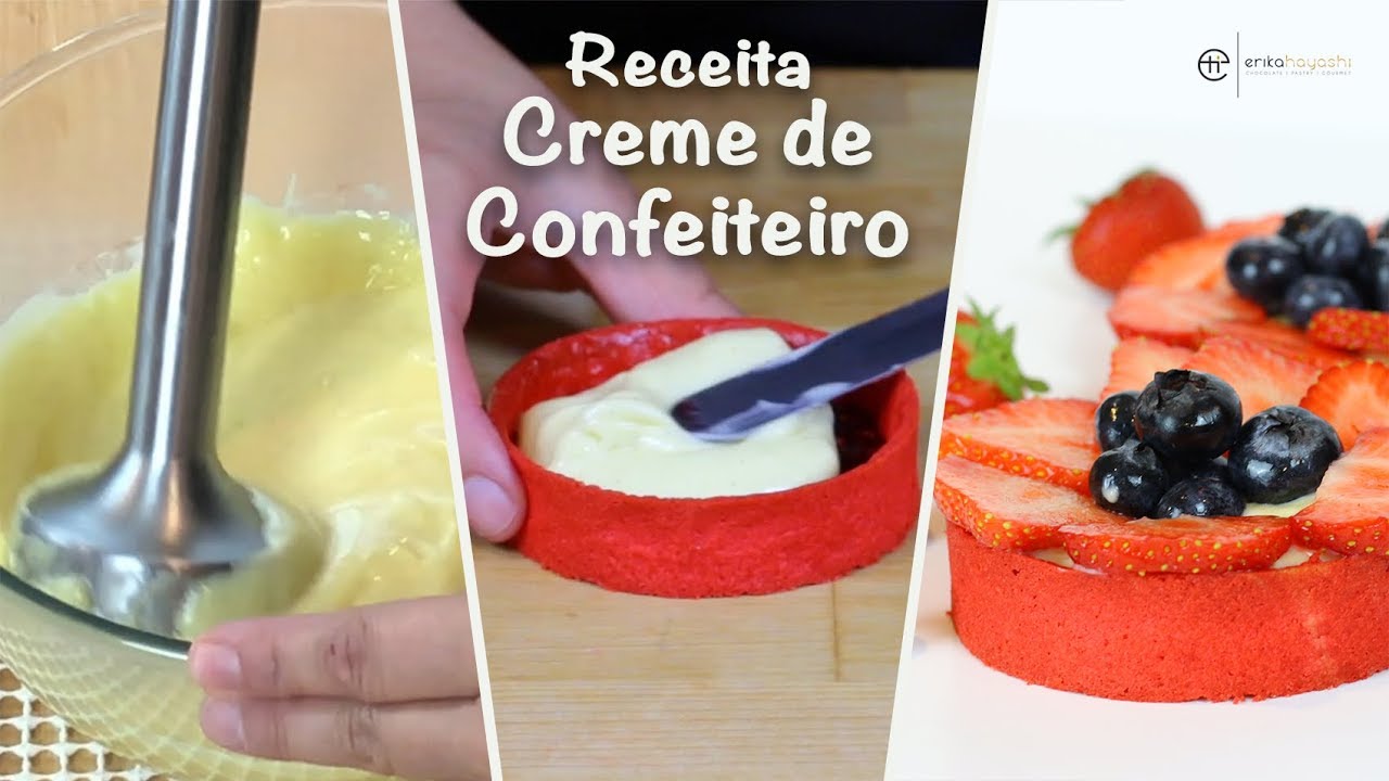 Receita - Creme de Confeiteiro | Veja Receita na descrição do vídeo ...