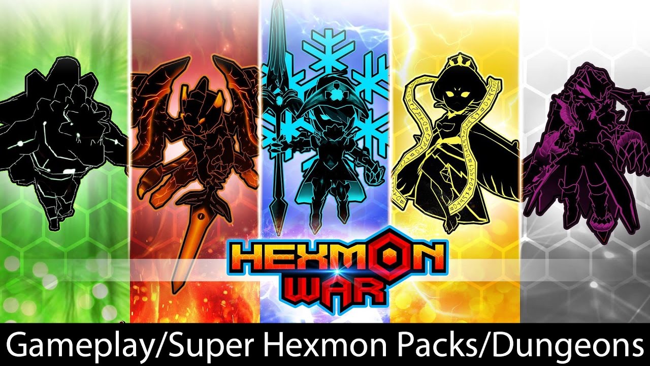 Hexmon War Gameplay Review: Hexmon Pack Opening & Dungeons - YouTube