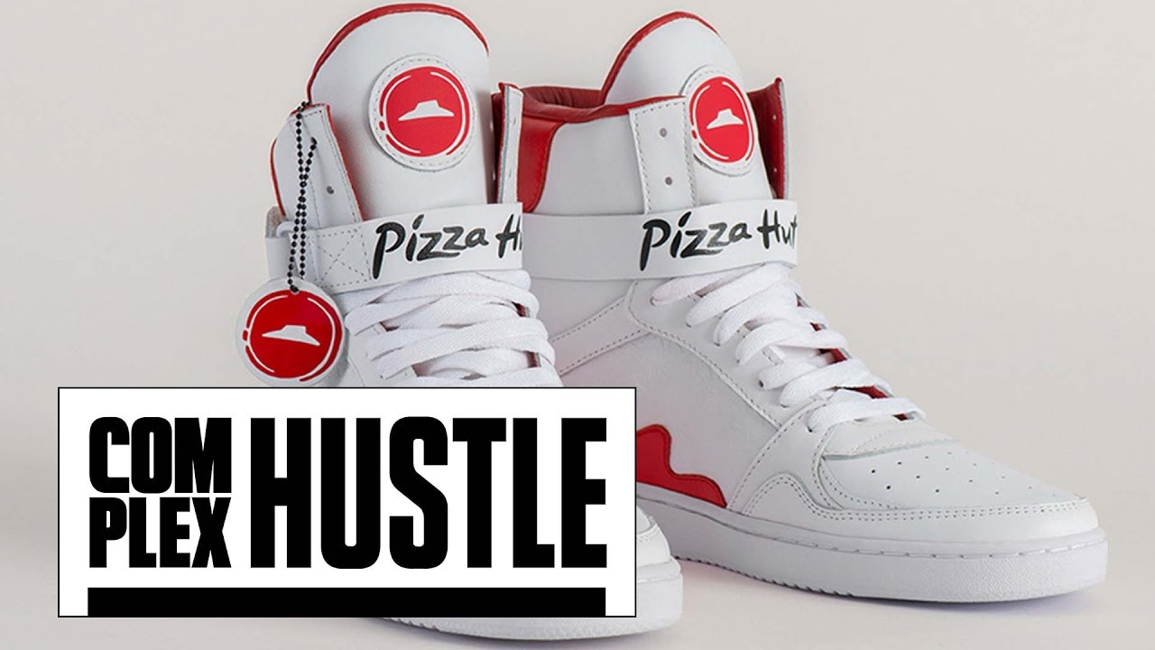 Pizza Hut Debuts Sneakers That Order Pizza For You - YouTube