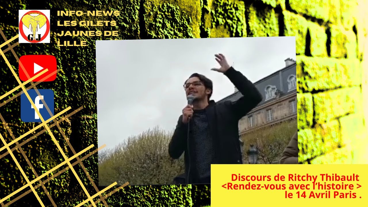 Discours de Ritchy Thibault à Paris . parole de citoyen . - YouTube