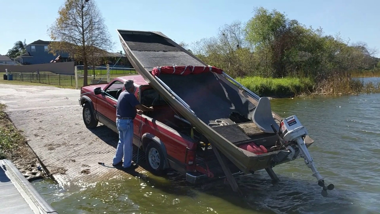 Redneck boat trailer part 2 - YouTube