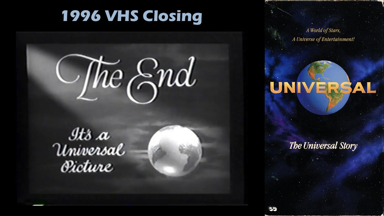 The Universal Story (1996 VHS Closing) - YouTube