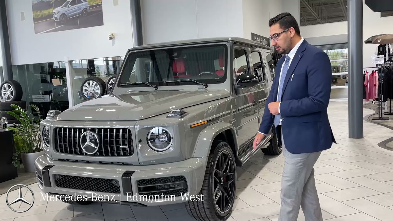 2021 AMG G63 SUV in Classic Grey for sale at Mercedes-Benz Edmonton ...