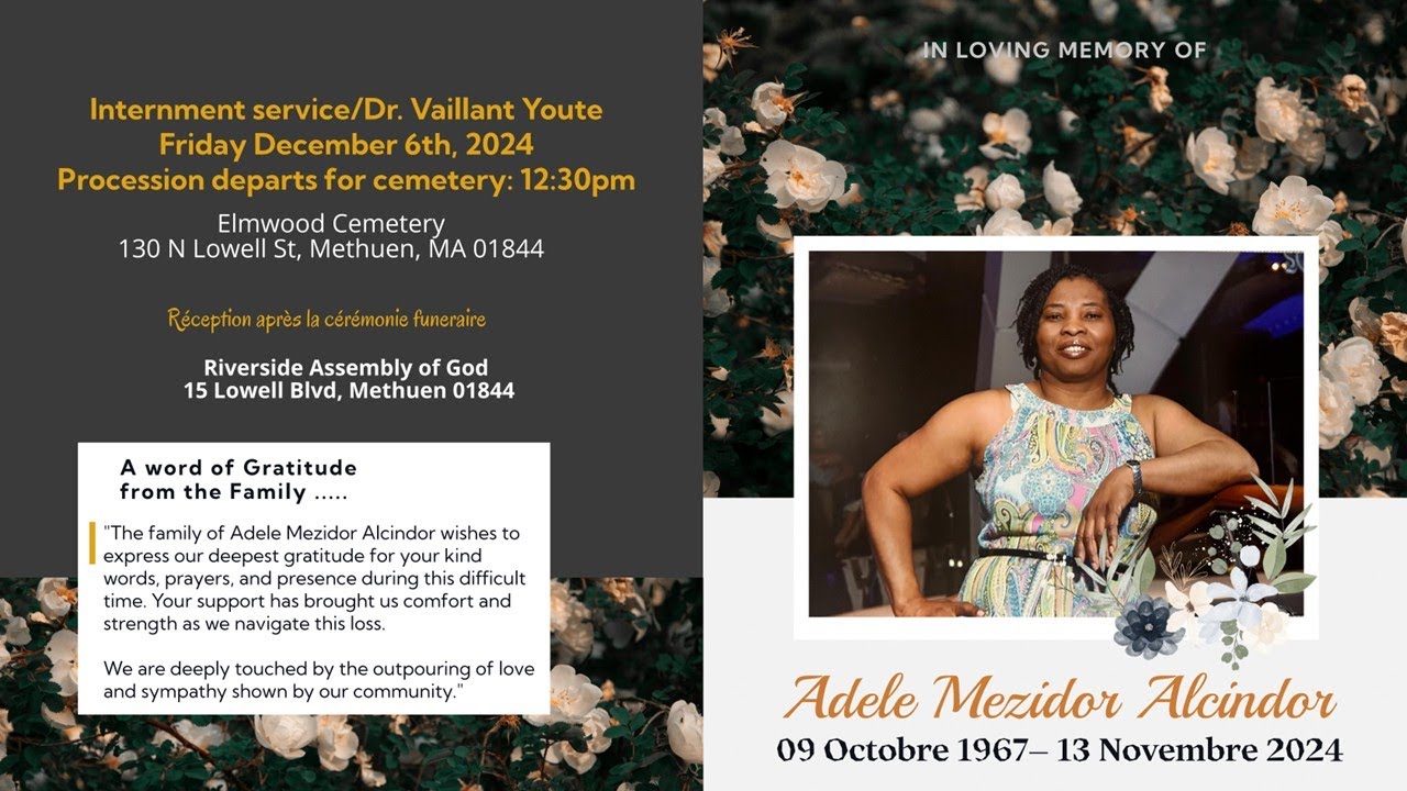 | Philadelphie SDA Church | Celebrating the Life of Adele Mezidor ...
