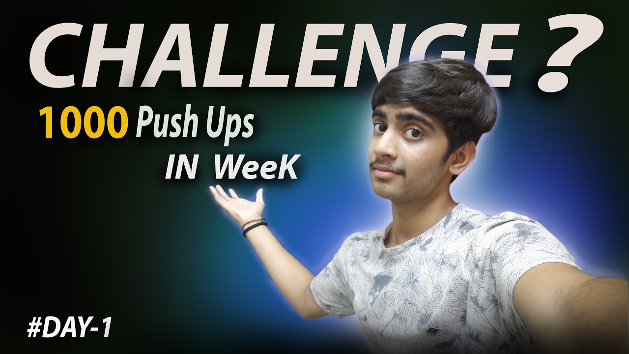 1000+ push Ups in week DAY-1 - YouTube