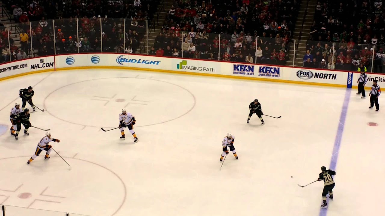 Parise scores power play goal minnesota wild - YouTube