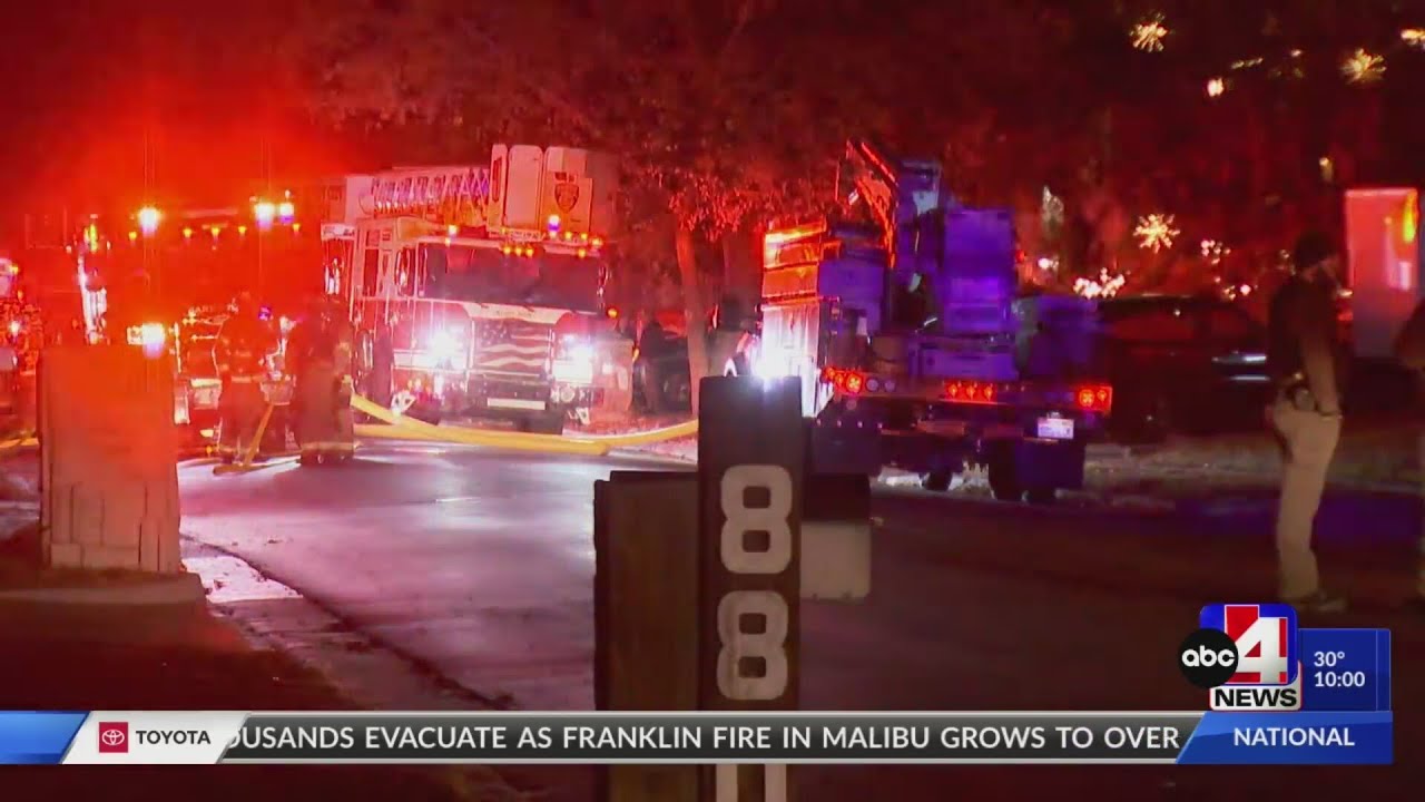 House fire in Sandy prompts warning about fireplaces - YouTube