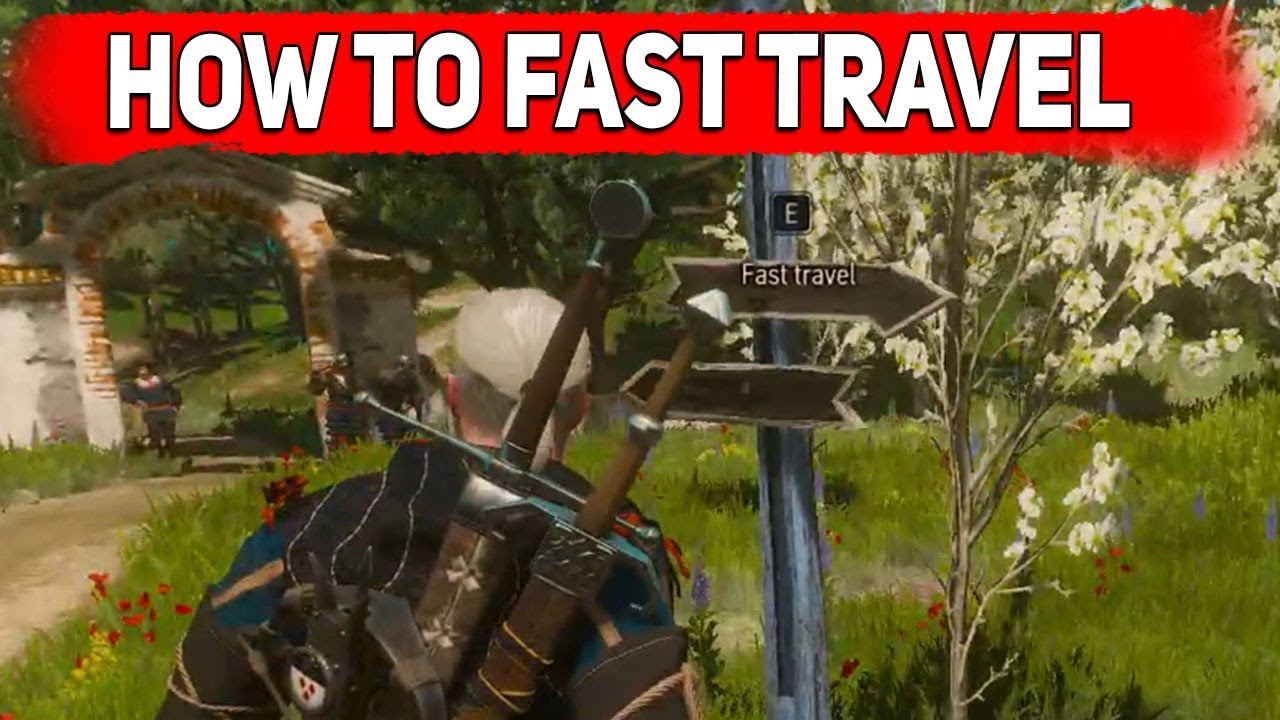 The Witcher 3 How to use fast travel - YouTube