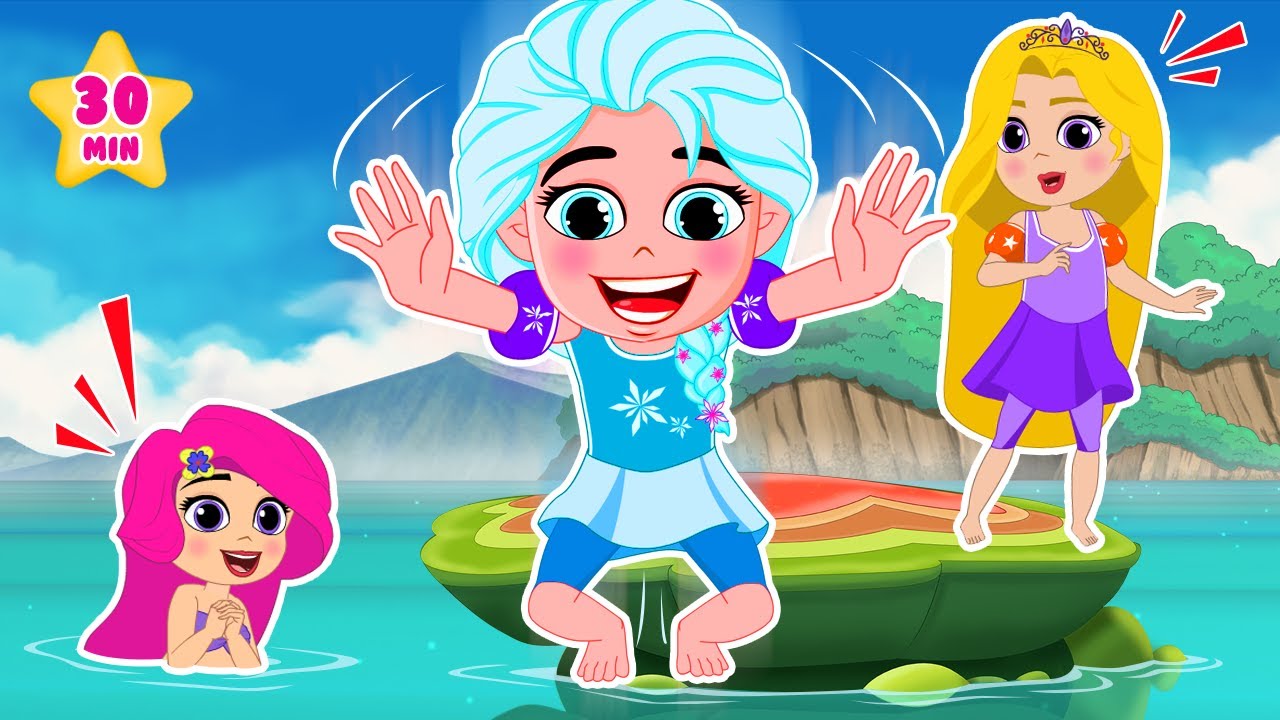 Princess Swimming Song | Princess Rhymes for Kids - YouTube