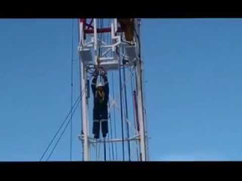 Single Service Rig Rod Basket Emergence Egress System - YouTube
