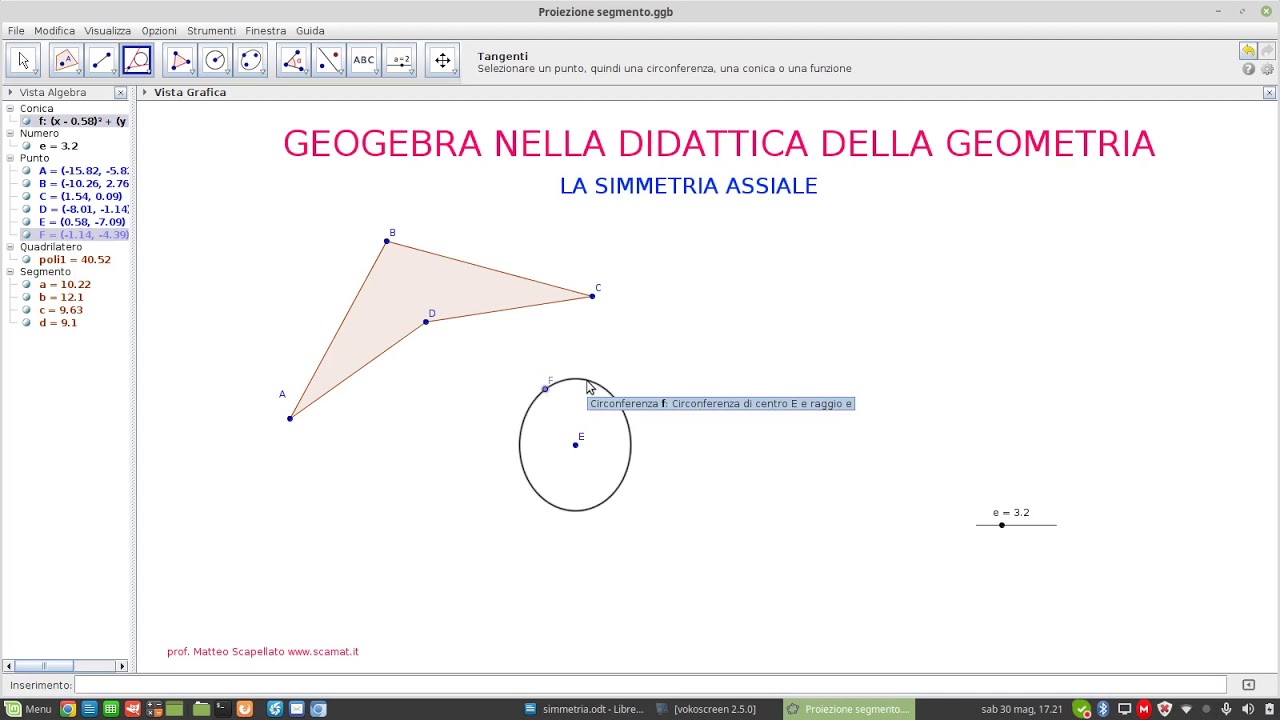 La Geometria con Geogebra - YouTube