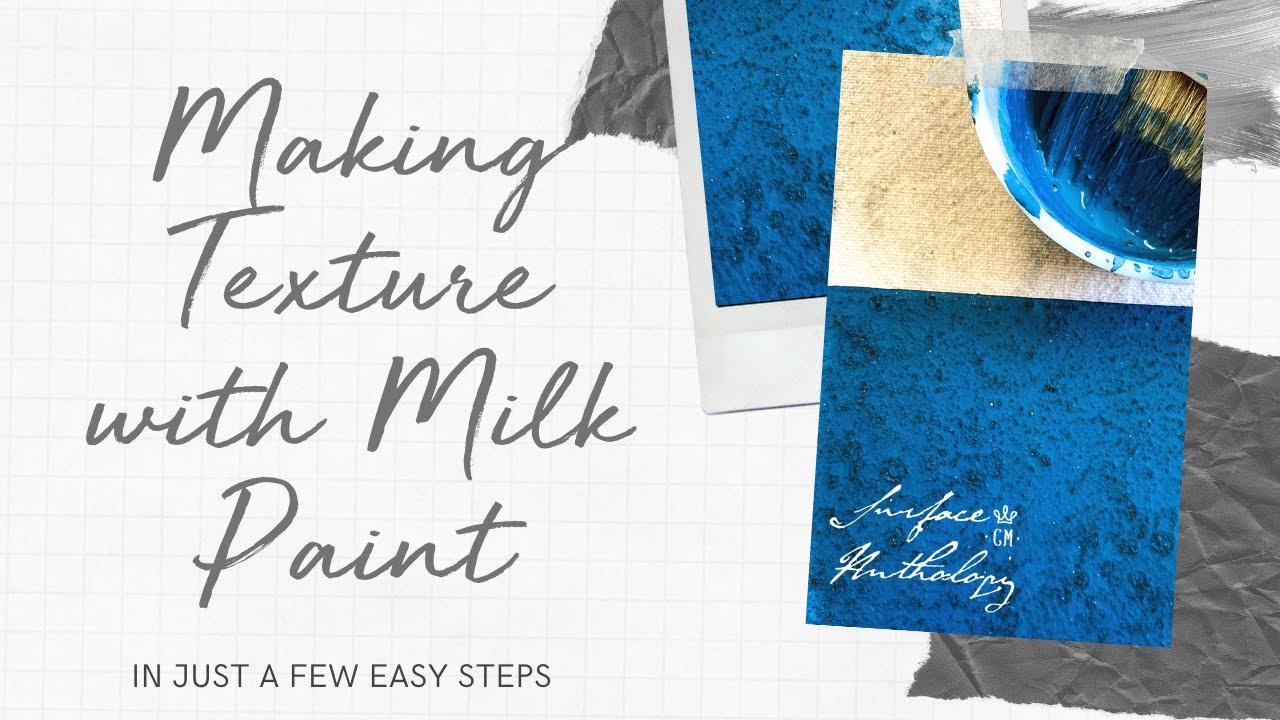 Creating Incredible Texture using Miss Mustard Seed's Milk Paint - YouTube