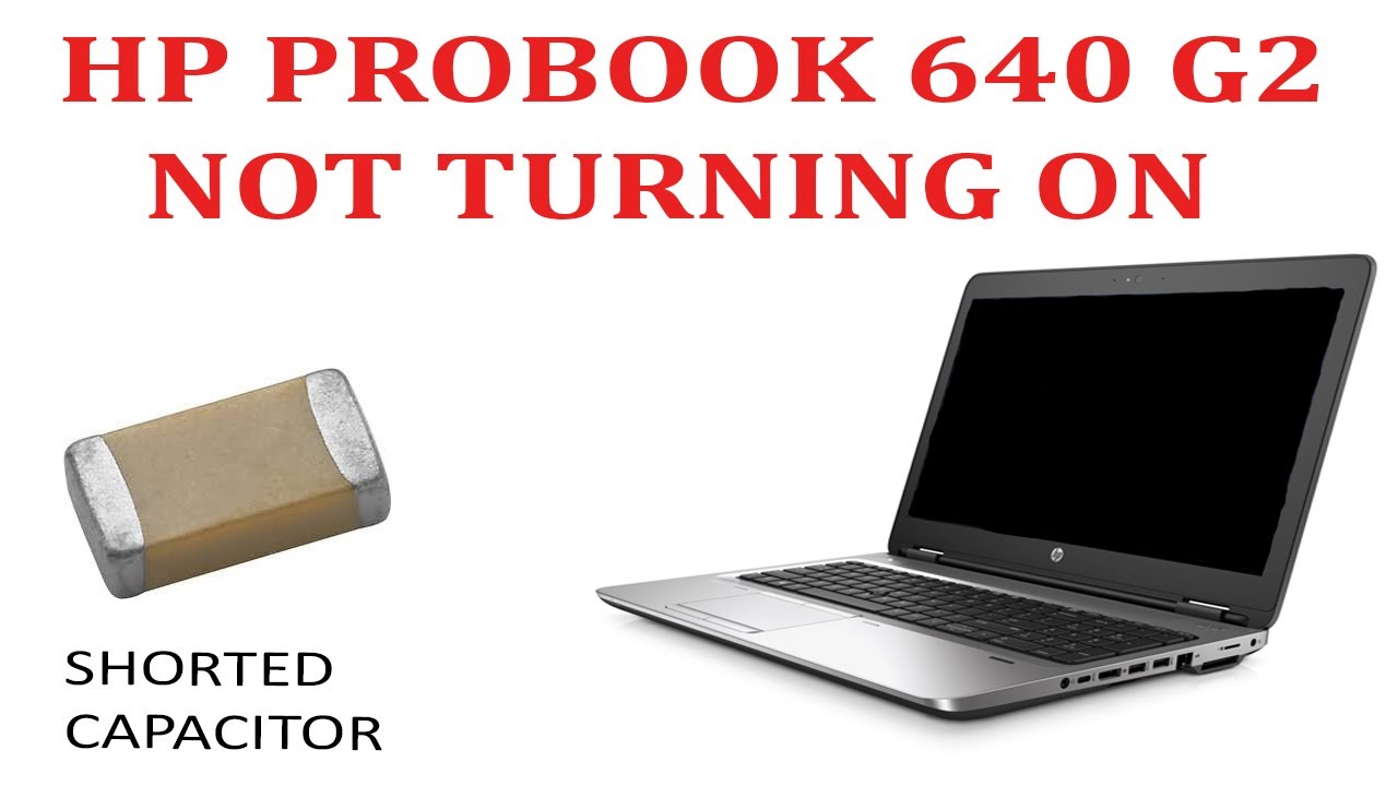 Hp Probook 640 G2 Not turning On - YouTube