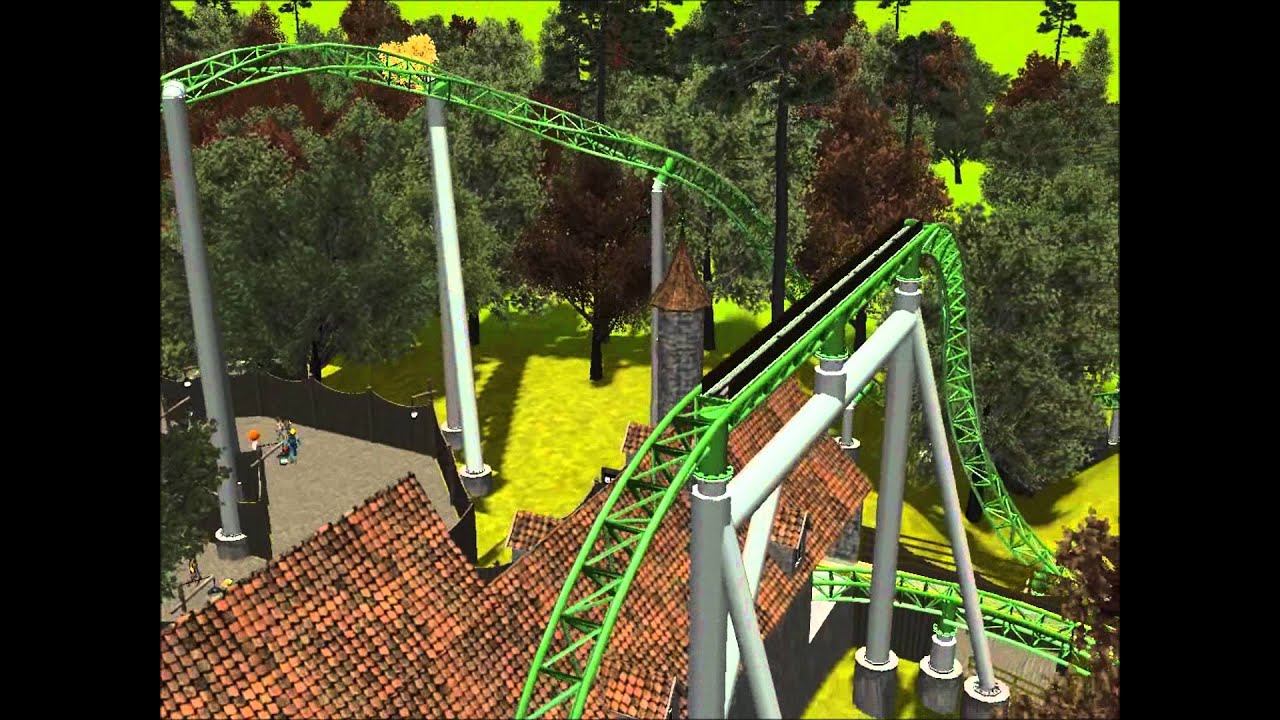 RCT3 Intamin Launch Coaster - The Battle For Albion - YouTube