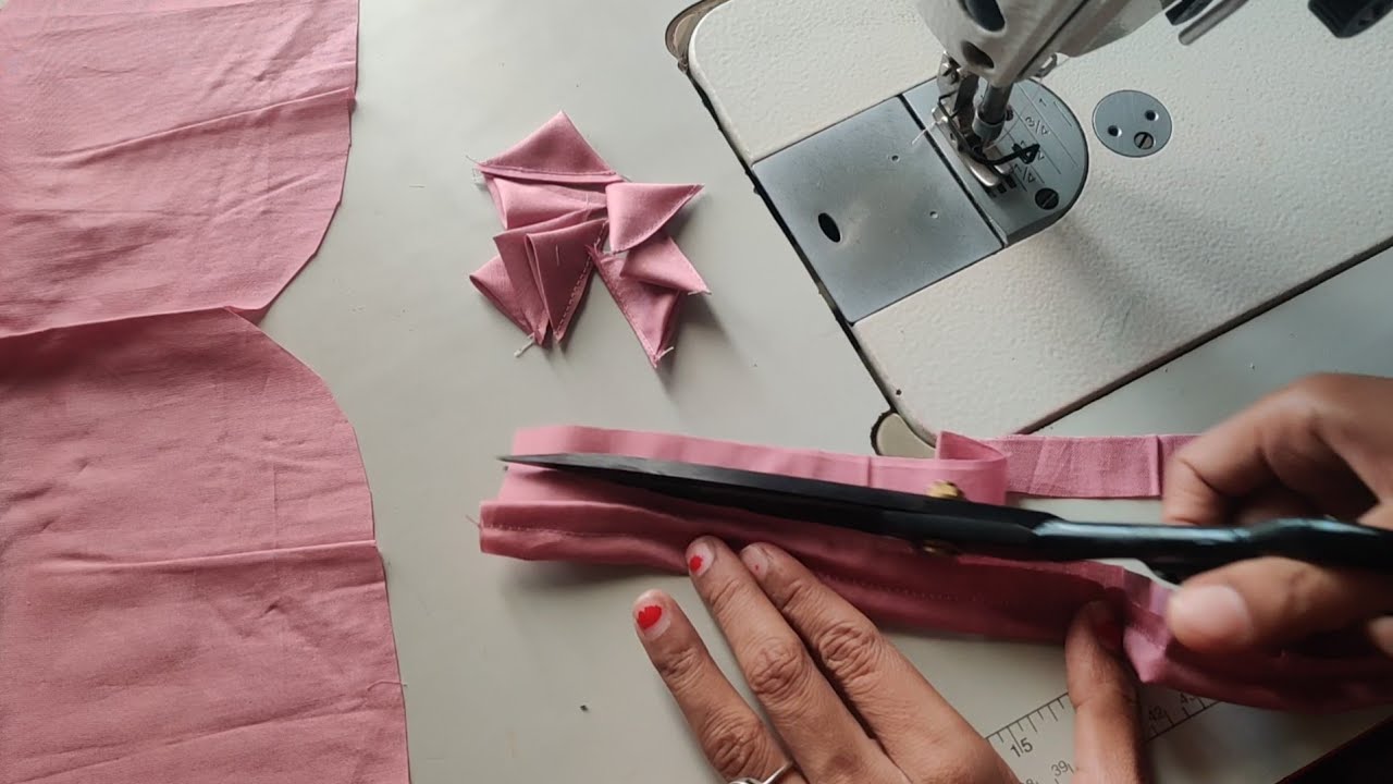 Easy sleeve design cutting and stitching। Designer sleeves। - YouTube