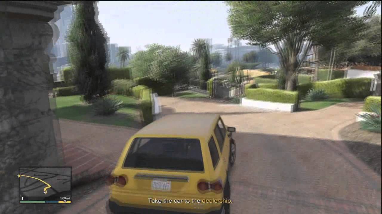 GTA V Let's play mission 4 unlocking michael - YouTube