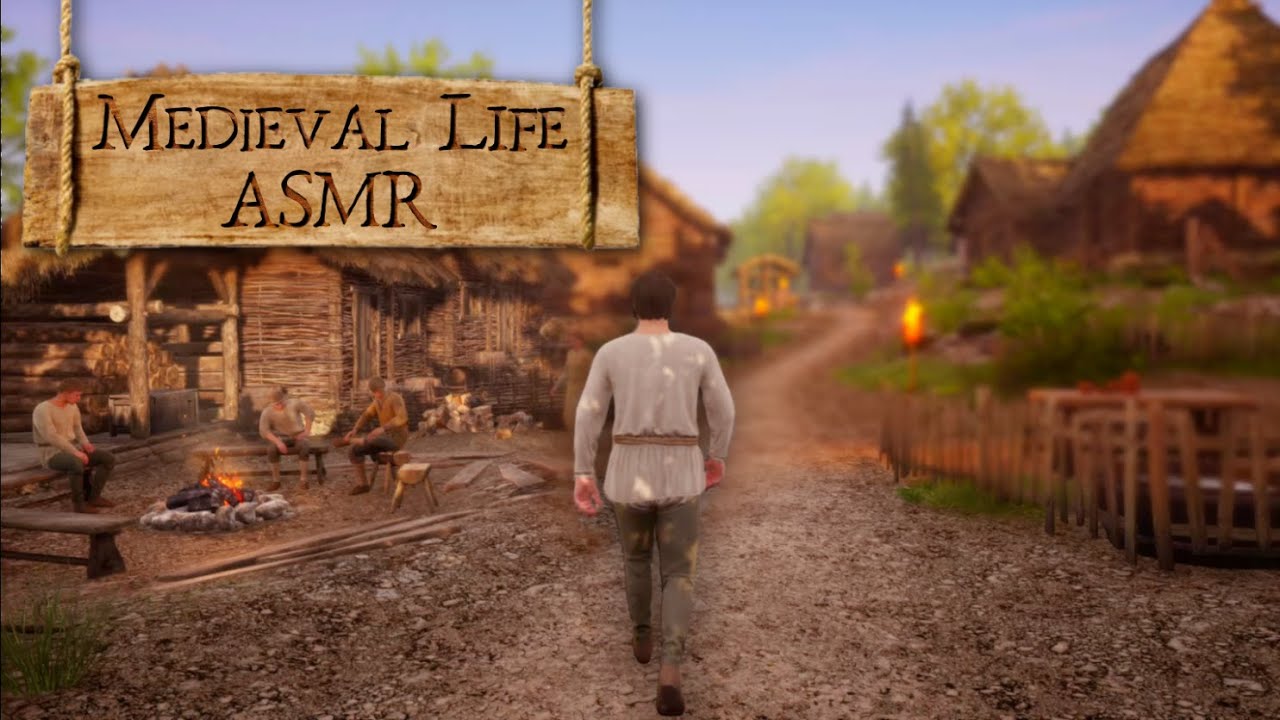 ASMR 🏰 Medieval Life Simulator 🌾 I became a PEASANT in Medieval Dynasty ...