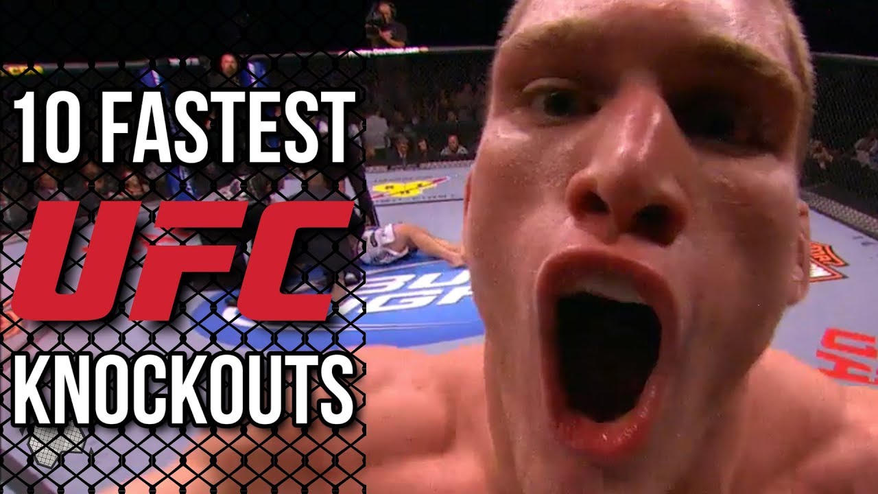 10 Fastest UFC Knockouts Of All Time - YouTube