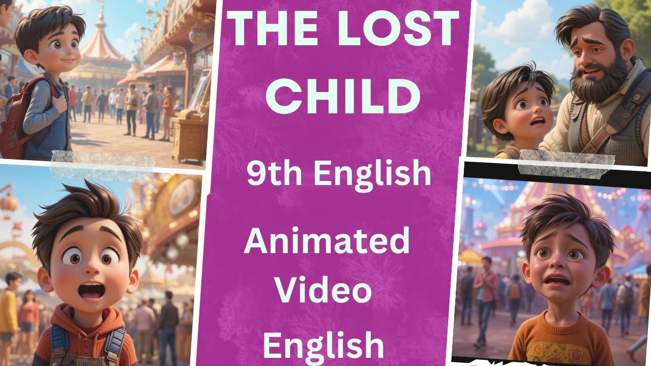 ️💐9th English CBSE Unit-1 "The Lost Child" Animated Video in English 💐💯 ...