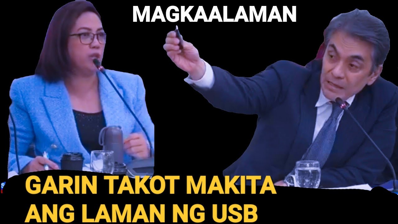 Magkaalaman tobby tiangco hawak ang USB Garin natakot makita ang laman ...