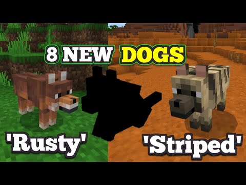 Mojang Added 8 NEW DOG TYPES To Minecraft 1.21! (Snapshot/Beta) - YouTube