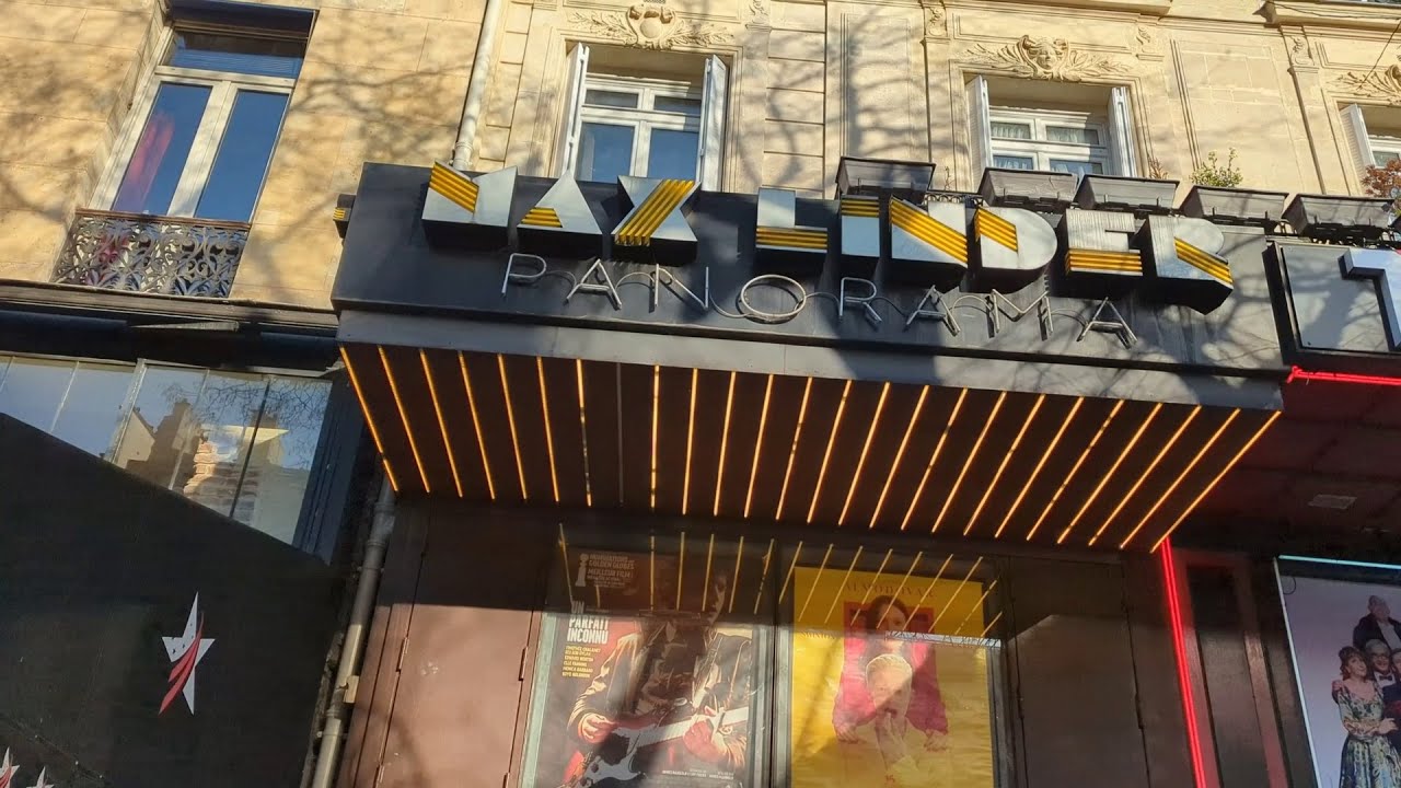 CINEMA MAX LINDER PANORAMA (PARIS) - YouTube
