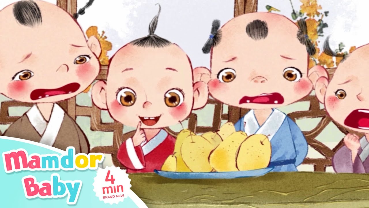 🍐Kong Rong Shared Pears | 孔融让梨 | Fairy Tales in English | Story for ...