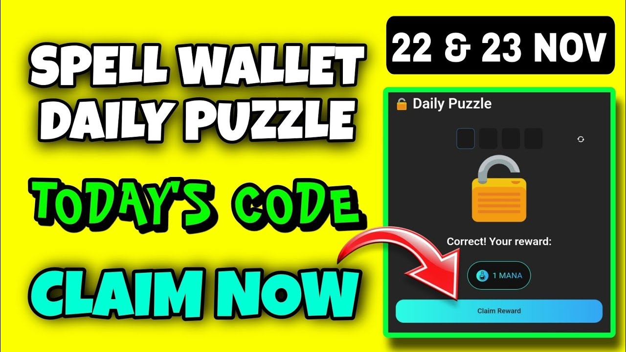 Spell Wallet Daily Puzzle Today 22 November | Spell Wallet Today Puzzle ...