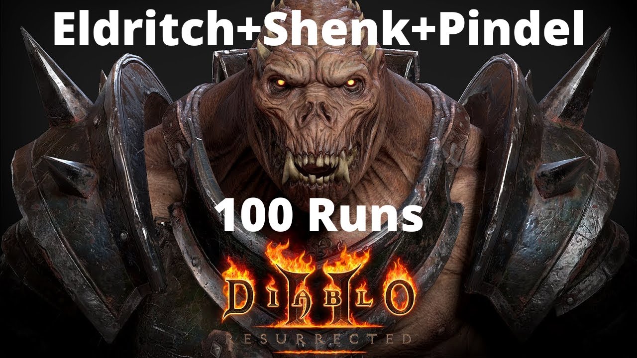 Eldritch + Shenk + Pindel 100xRuns 298% MF - tak słabo, jeszcze nie ...