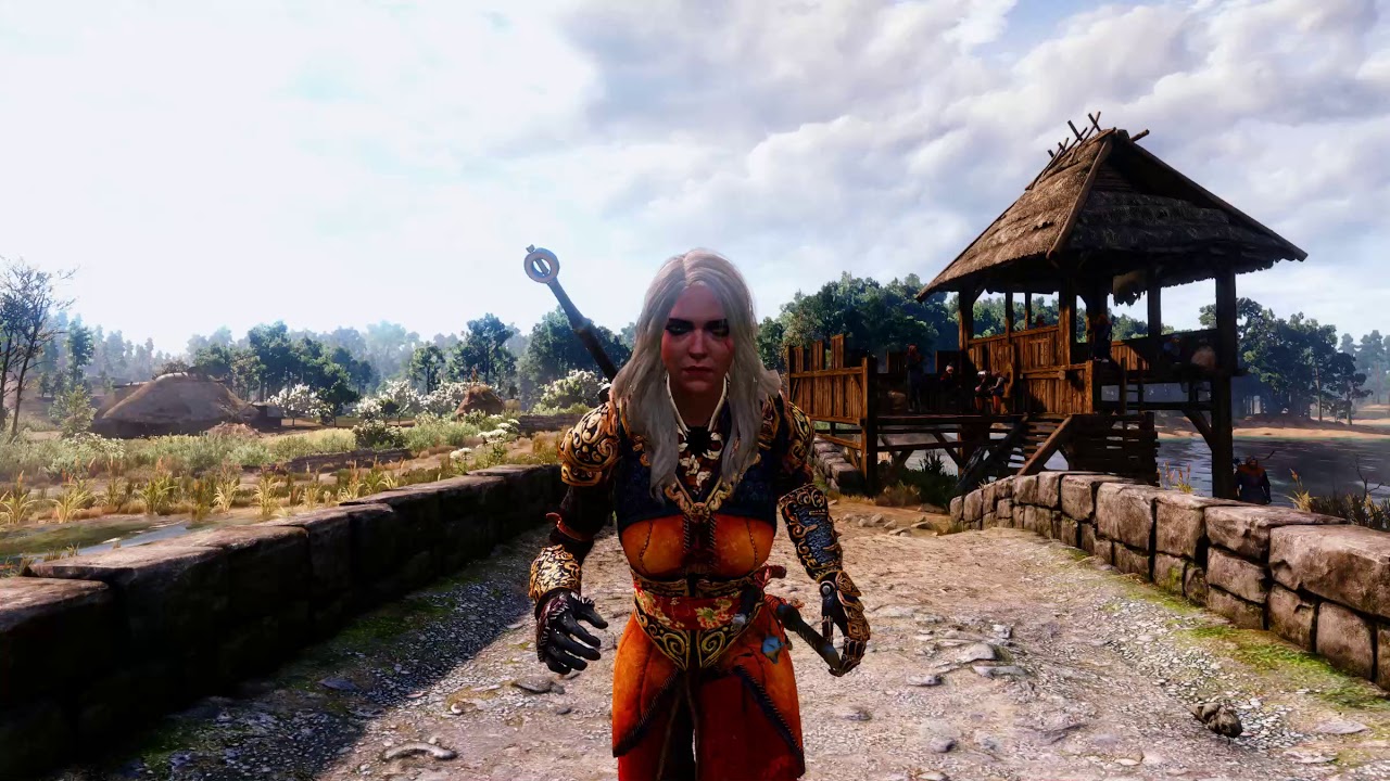 The Witcher 3 Ciri Samurai Armor Mod. - YouTube