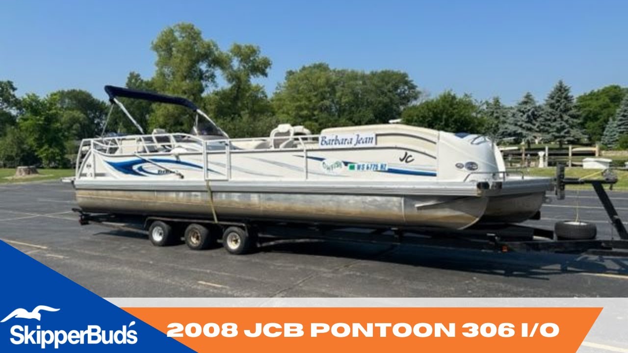 2008 JC Tritoon 306 I/O Tour SkipperBud's - YouTube