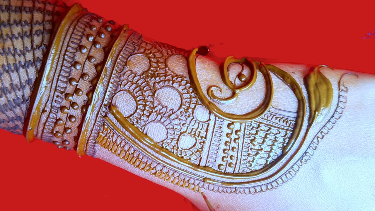 mehandi design || mor mehandi design || very easy mehndi design ...
