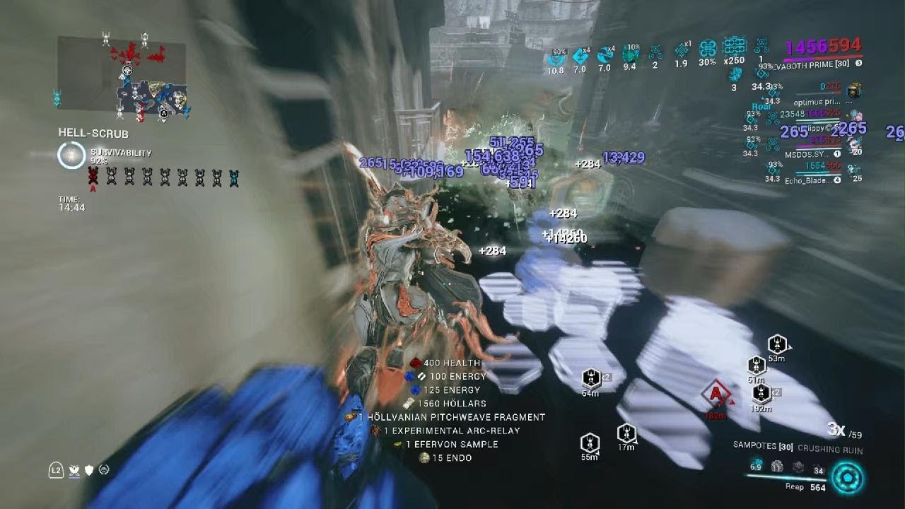 Warframe : Sevagoth the nuke of höllvania - YouTube