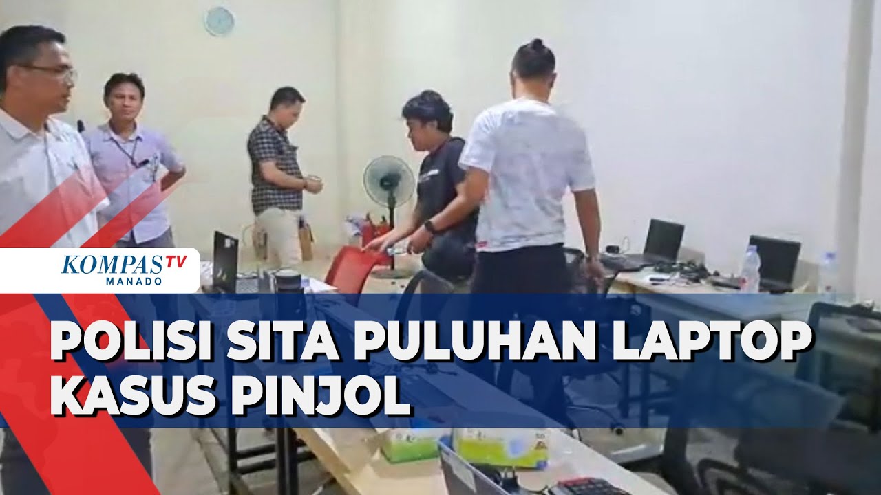 Polisi Sita Puluhan Laptop Kasus Pinjol - YouTube