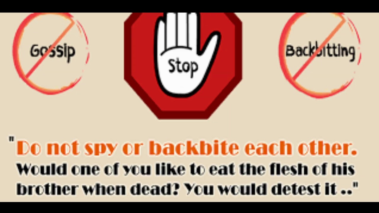 What is backbiting ?? - YouTube