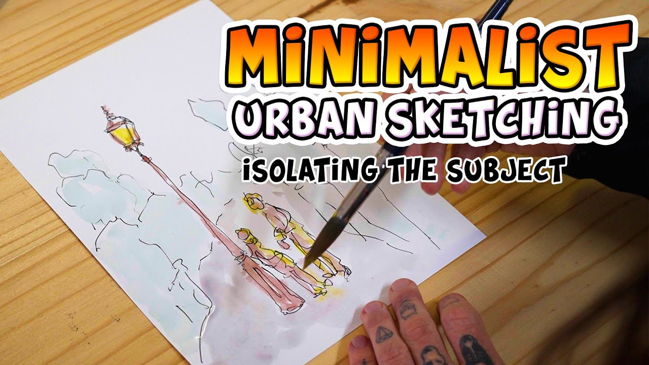 Learn Minimalist Urban Sketching - Isolating the Subject | Sketchy ...