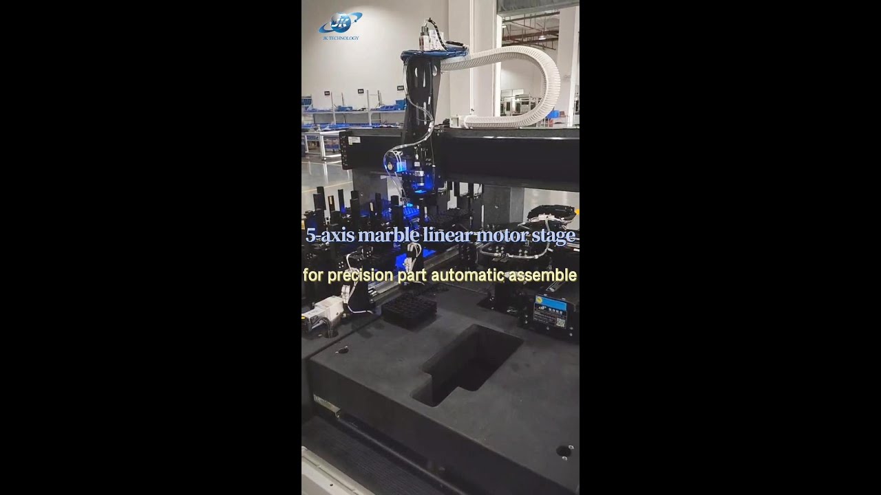 5-Axis Marble Linear Motor Motion Control Stage For Precision Part ...
